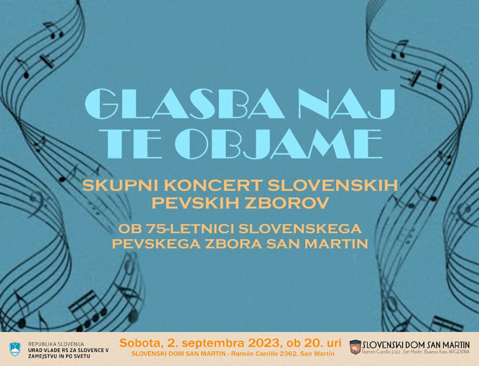 SLOVENSKI PEVSKI ZBOR SAN MARTIN obhaja 75 let obstoja – SVOBODNA SLOVENIJA